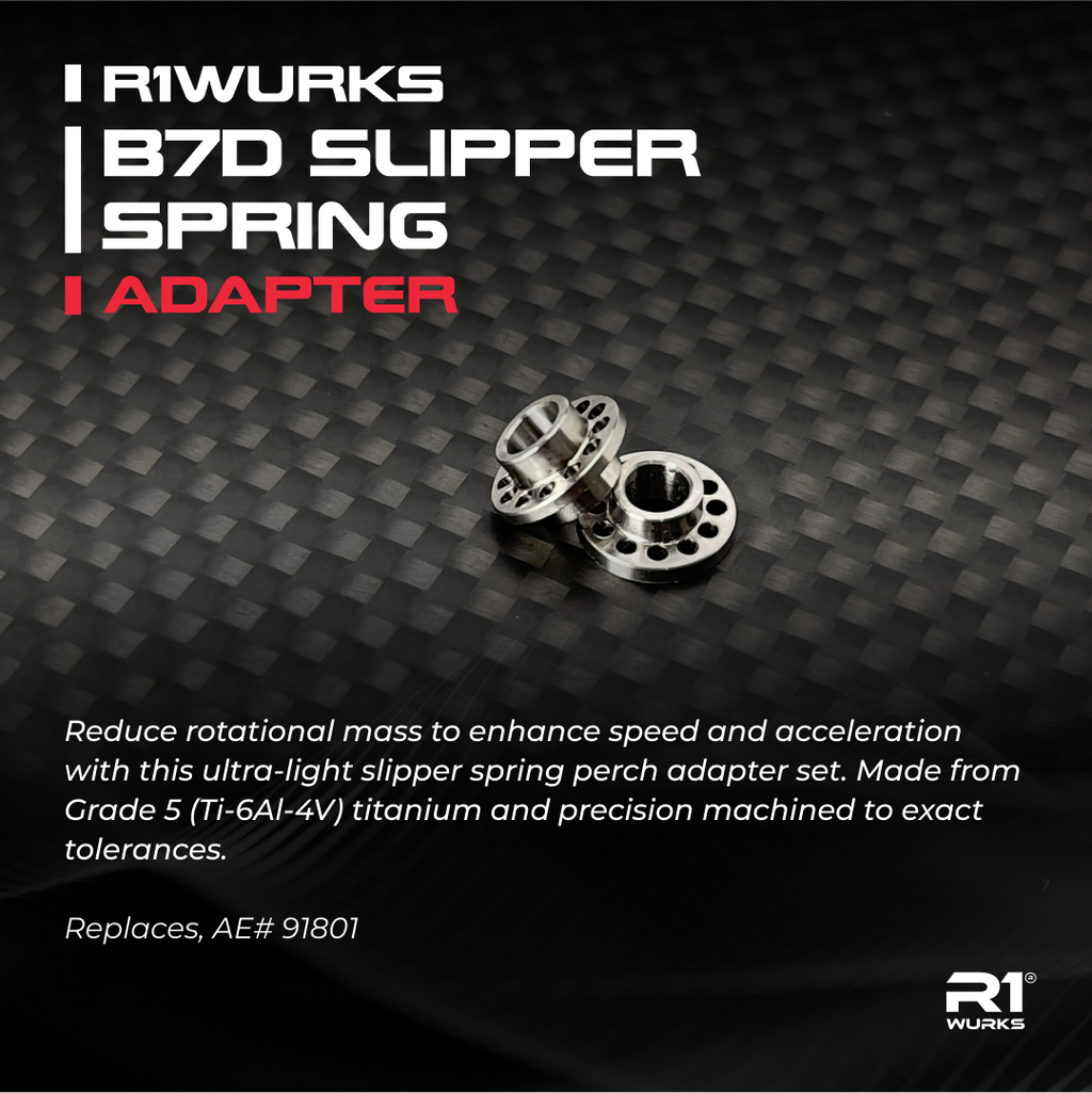 R1WURKS (B7D Series) Slipper Spring Adapter Set, Titanium – R1 ...