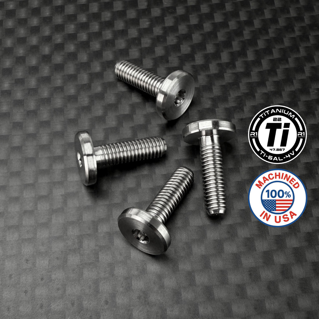 R1Wurks Premium Low Profile Titanium M3 Screw Packs (4pcs) – R1 ...