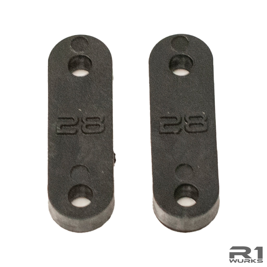 R1WURKS DC1 Injection Molded Front Risers – R1 Brushless Motor Lab, LLC.